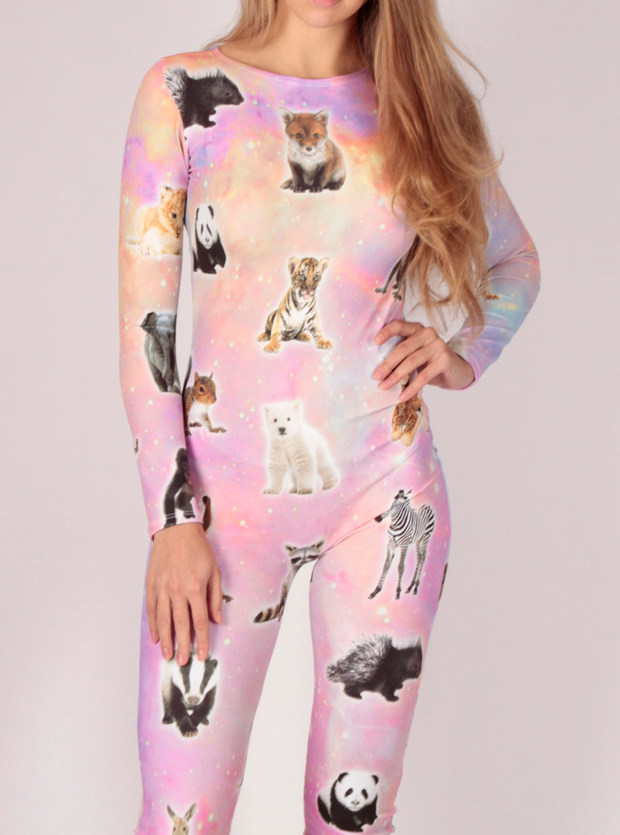 Head-turning Printed Baby Animals Catsuit – Ping Ping Clothing ...